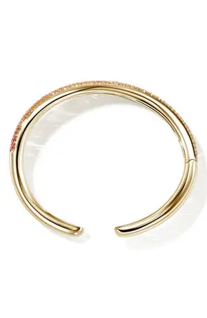 John Hardy Artisan Series 18k Sapphire Ombre Surf Cuff