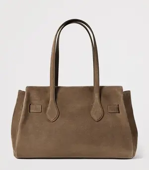 Brunello Cucinelli Suede Explorer Shoulder Bag