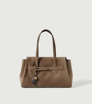 Brunello Cucinelli Suede Explorer Shoulder Bag