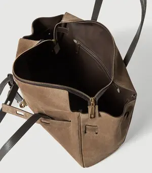 Brunello Cucinelli Suede Explorer Shoulder Bag