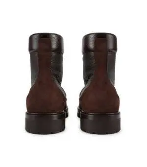 Brunello Cucinelli Leather Lace-up Ankle Boots