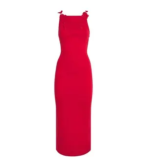 Cult Gaia Knitted Giuliana Midi Dress - Red