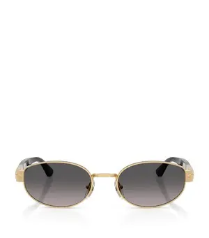 Persol Po1024s Oval Sunglasses - Gold