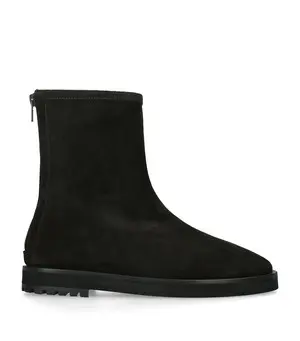 Dear Frances Suede Joss Ankle Boots - Brown
