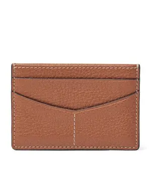 ASPINAL OF LONDON Leather Hudson Slim Card Holder - Brown