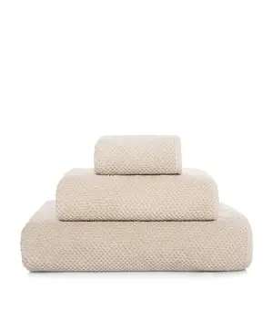 GRACCIOZA Bee Waffle Bath Sheet - Grey