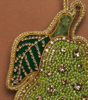 Tinker Tailor Beaded Pear Tree Decoration