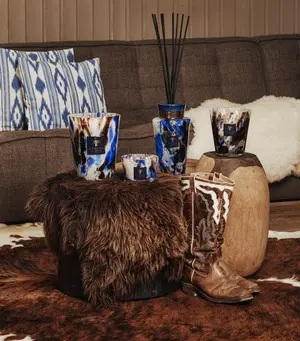 BAOBAB COLLECTION Halona World Candle - Blue