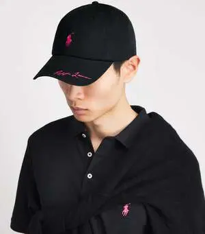 Polo Ralph Lauren Cotton Pink Pony Baseball Cap