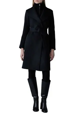MACKAGE Norita Wool Coat With Removable Bib