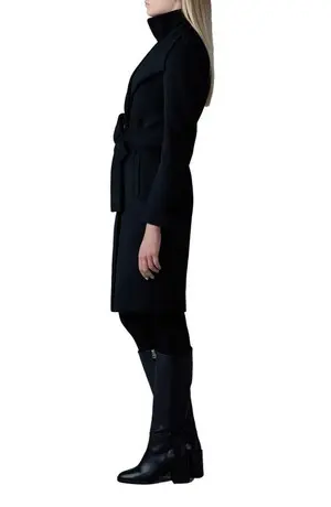 Mackage Norita Wool Coat With Removable Bib