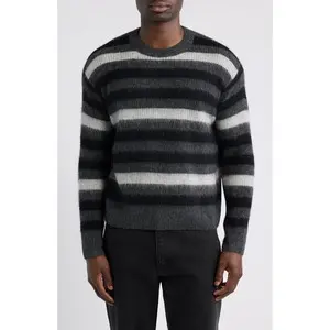 ALLSAINTS Sammie Merino Wool & Alpaca Blend Sweater - Charcoal Grey