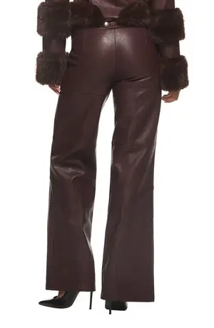 I.AM.GIA Sarrin Faux Leather Wide Leg Pants