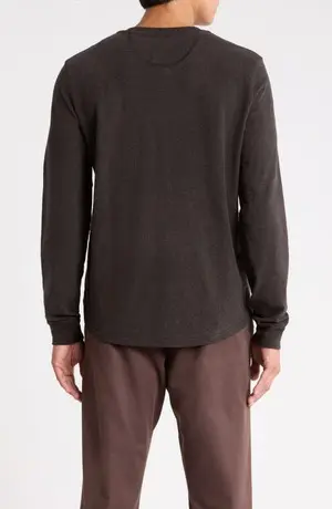 Marine Layer Luxe Jersey Henley - Java