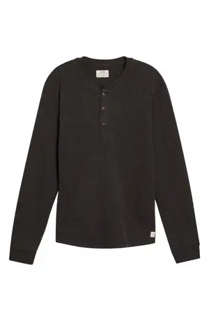 Marine Layer Luxe Jersey Henley - Java