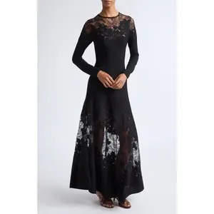 Ulla Johnson Clemence Long Sleeve Lace Dress
