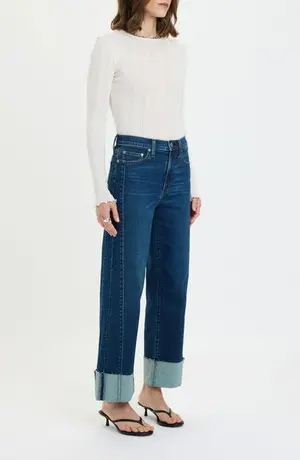 DAZE Pleaser Cuffed Jeans