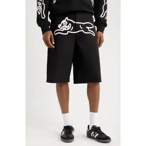 ICECREAM Baja 5-pocket Cotton Twill Shorts - Black