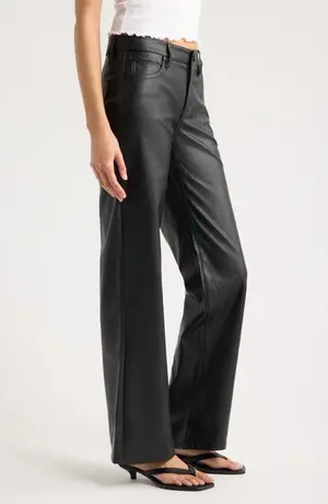 DAZE Keep Faux Leather Pants
