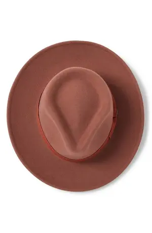 Brixton Eames Wool Fedora - Brown