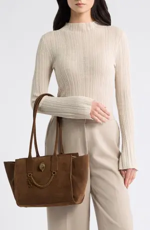 Kurt Geiger Small Sloane Leather Shopper