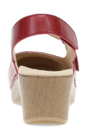 Dansko Shantell Leather Slingback Mary Jane - Red