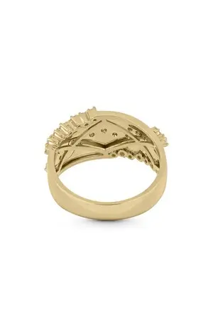 Bony Levy Mika 18k Gold Diamond Wide Ring