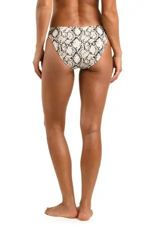 SUNSHINE 79 Island Serpent Ruched Moderate Bikini Bottoms
