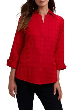 Foxcroft 3/4 Sleeve Tops
