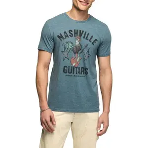 Lucky Brand Nashville Guitars Graphic Tee - Stargazer