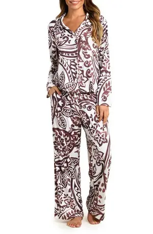 La Blanca Painted Paisley Pajamas