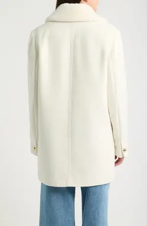 Bernardo Jacket With Faux Fur Collar - Vanila Ice