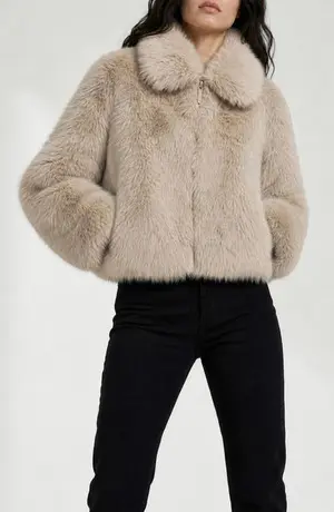 NOIZE Juliet Faux Fur Jacket