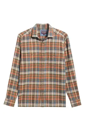 Johnston & Murphy Woodson Plaid Cotton Shirt