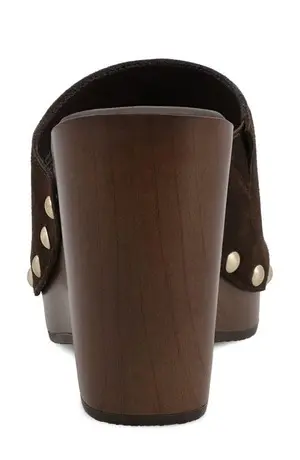Mia Estefany Wedge Mule - Chocolate