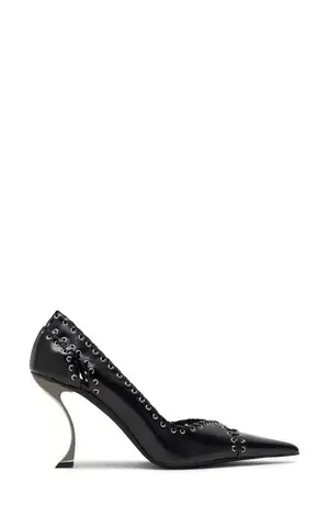 Jeffrey Campbell Fix Me Pointed Cap Toe Pump