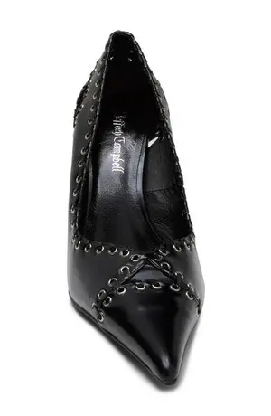 Jeffrey Campbell Fix Me Pointed Cap Toe Pump