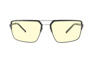 GUNNAR Pinnaclesnon-prescription / / Amber - Onyx/silver