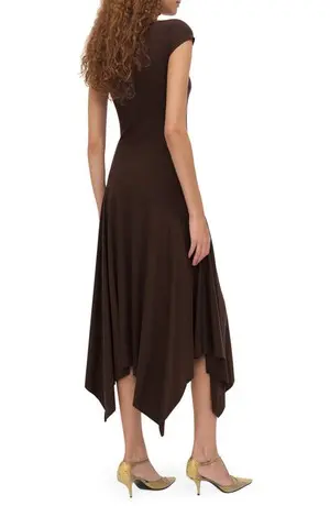 REFORMATION Danica Handkerchief Hem Knit Dress