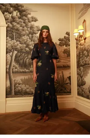 Agua Bendita Ave Anhelo Maxi Dress