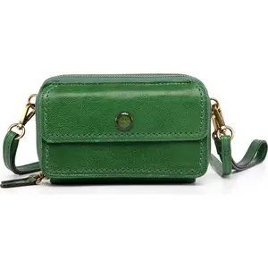 OLD TREND Northwood Genuine Leather Convertible Crossbody Wallet - Green