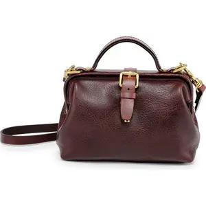 OLD TREND Doctor Mini Genuine Leather Structured Crossbody - Brown