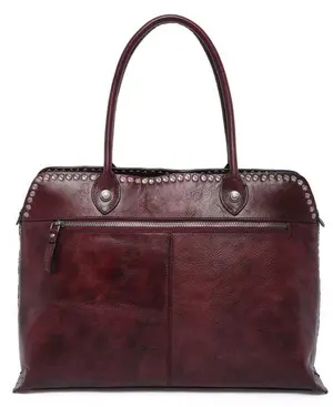 OLD TREND Soul Stud Genuine Leather Structured Satchel