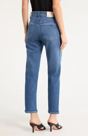 Paige Reece High Waist Ankle Slim Leg Jeans