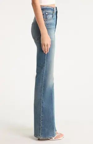JAMIE HALLER The Crease High Waist Flare Leg Jeans