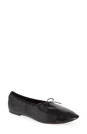 JAMIE HALLER The High Vamp Ballet Flat - Black