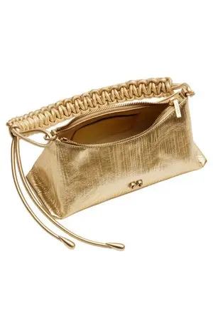 Cult Gaia Osa Leather Shoulder Bag