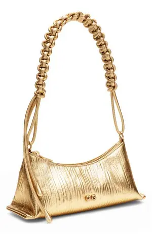 Cult Gaia Osa Leather Shoulder Bag