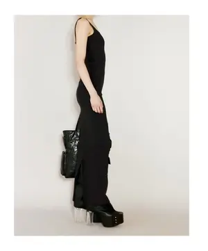 ENTIRE STUDIOS Square Neck Maxi Dress