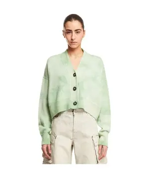 Alanui Magic Journey Tie-dye Cardigan - White